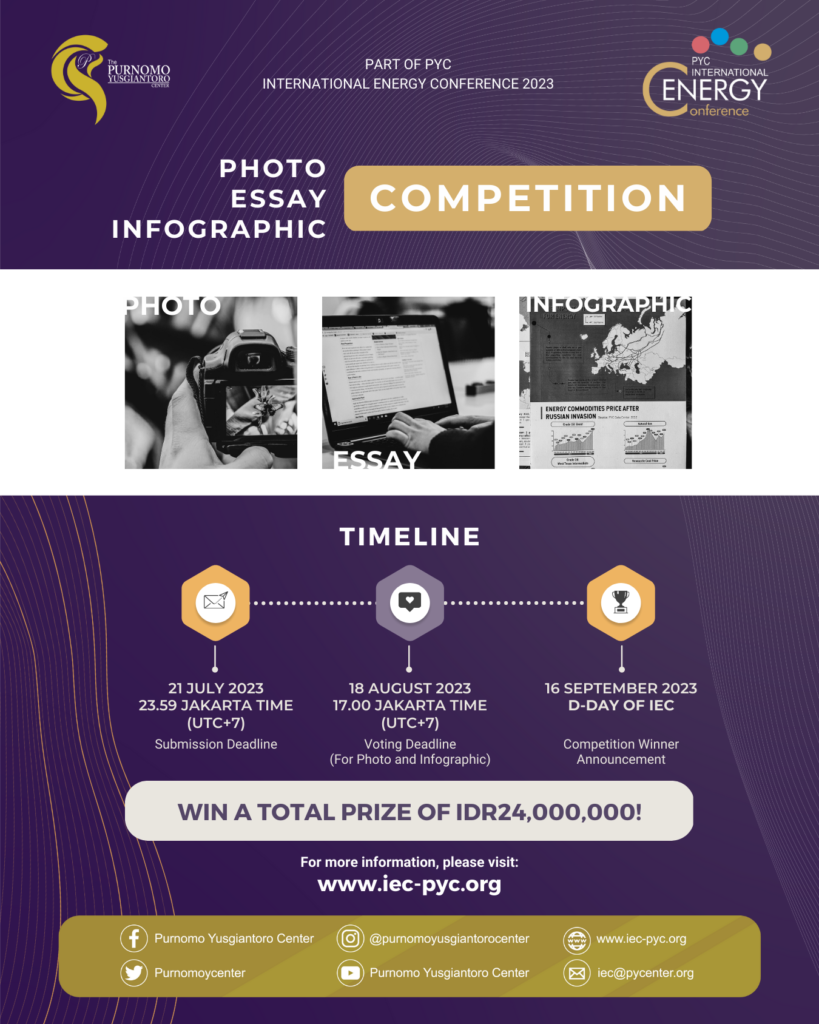 Photo, Essay, and Infographic Competition - PYC IEC 2023